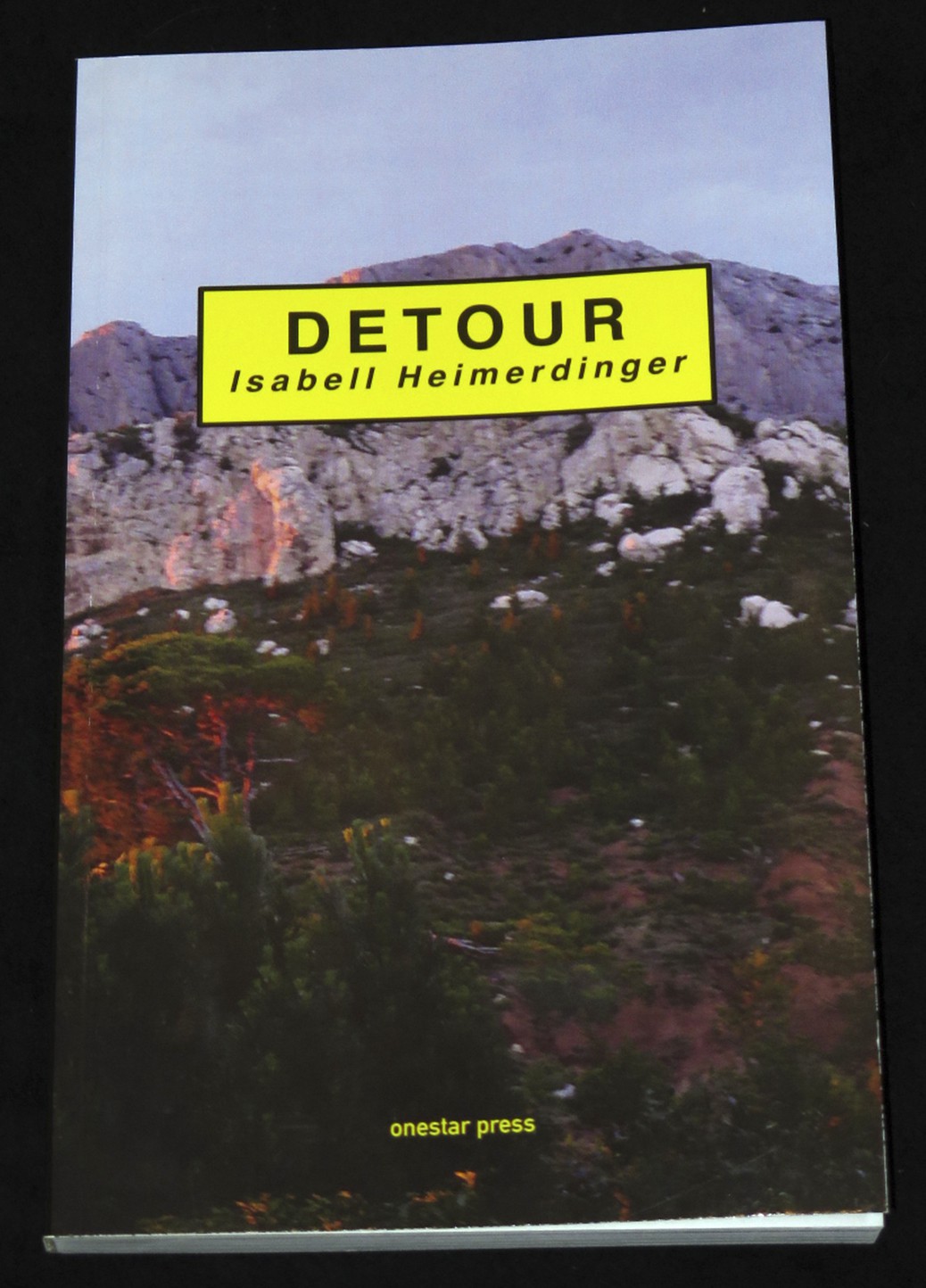 DETOUR, Isabell Heimerdinger, Onestar Press