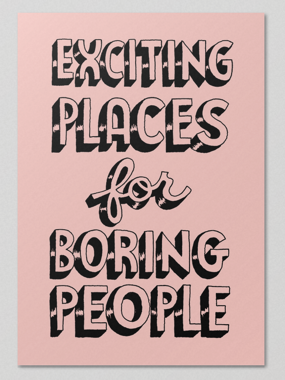 Exciting Places for Boring People - Andy Rementer - Nieves
