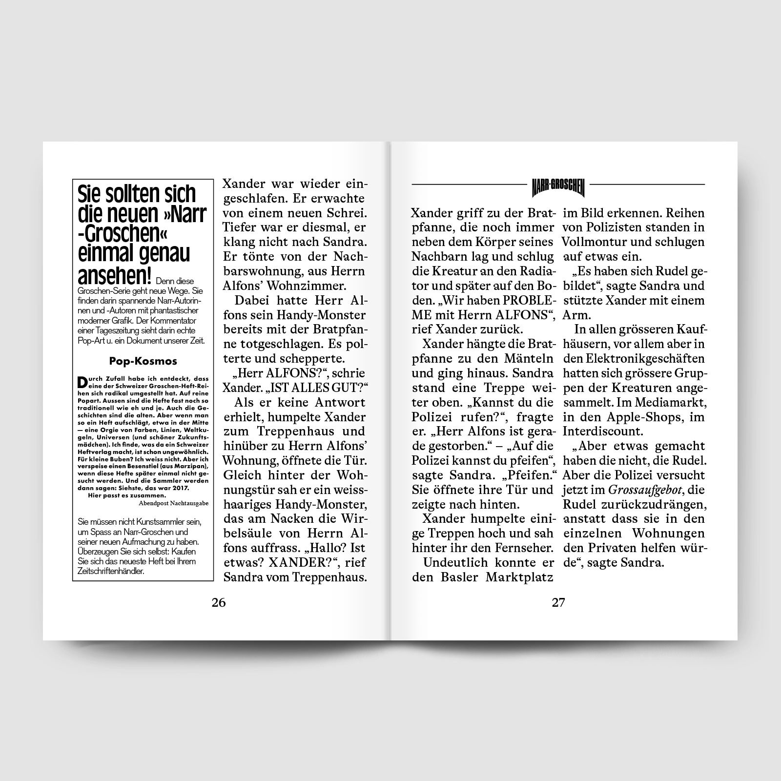 Narr-Groschen Horror «Die Nacht der Handy-Monster» - René Frauchiger