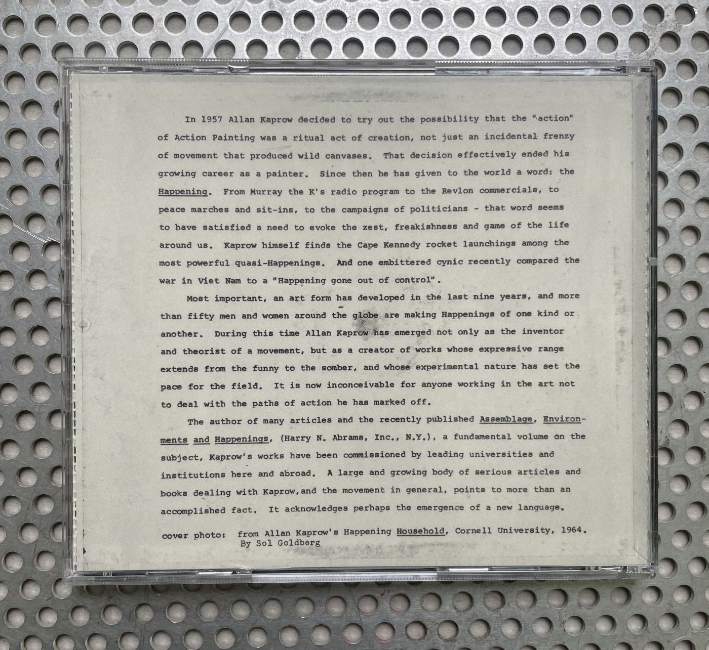 How to Make a Happening-Allan Kaprow