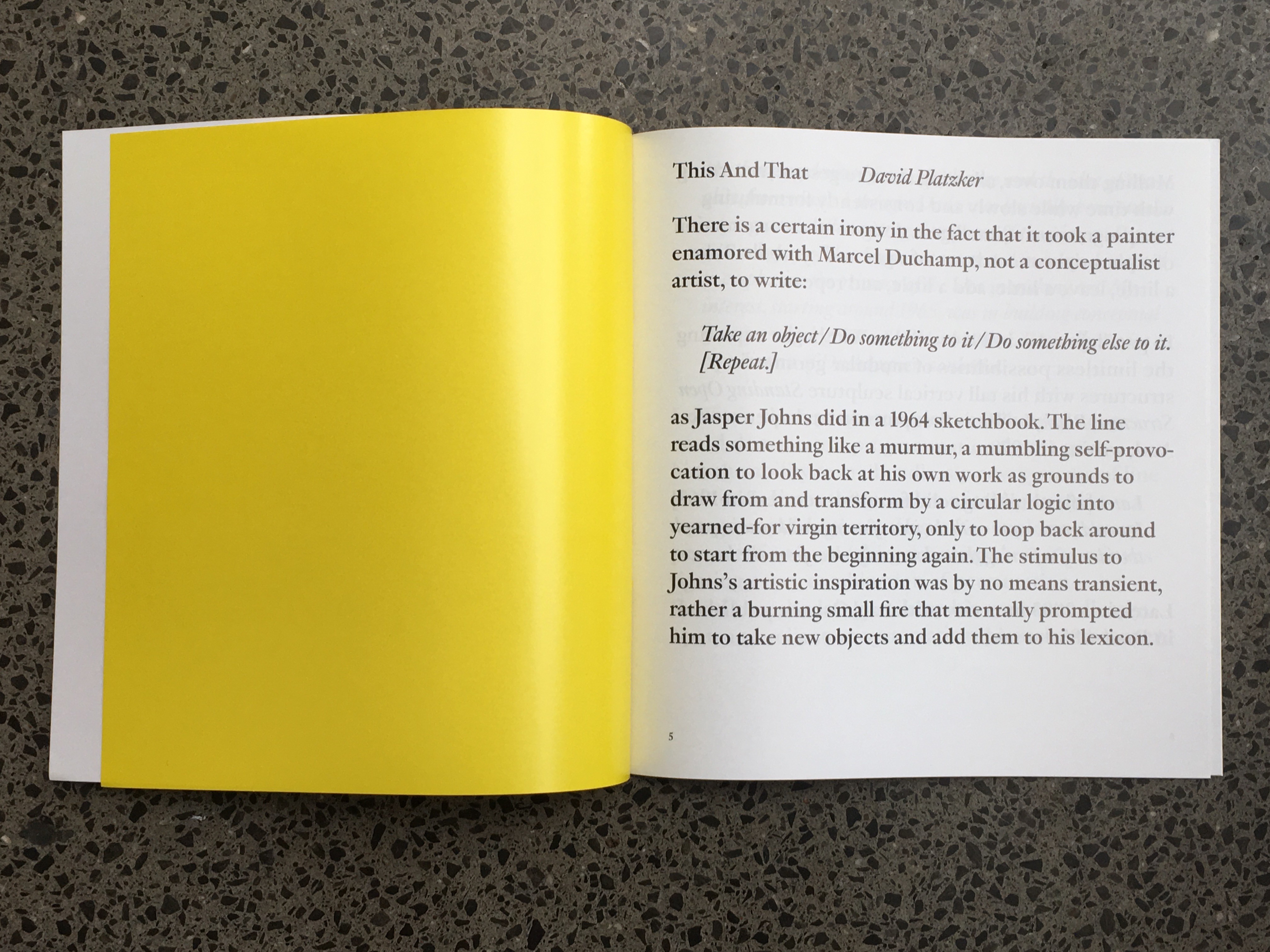 Jonathan Monk, David Platzker, Christoph Schifferli, Geraldine Tedder ...