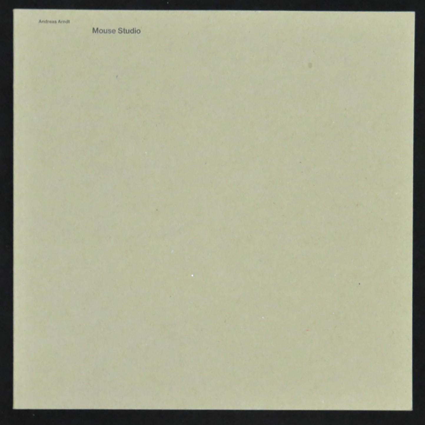 Mouse Studio, Andreas Arndt