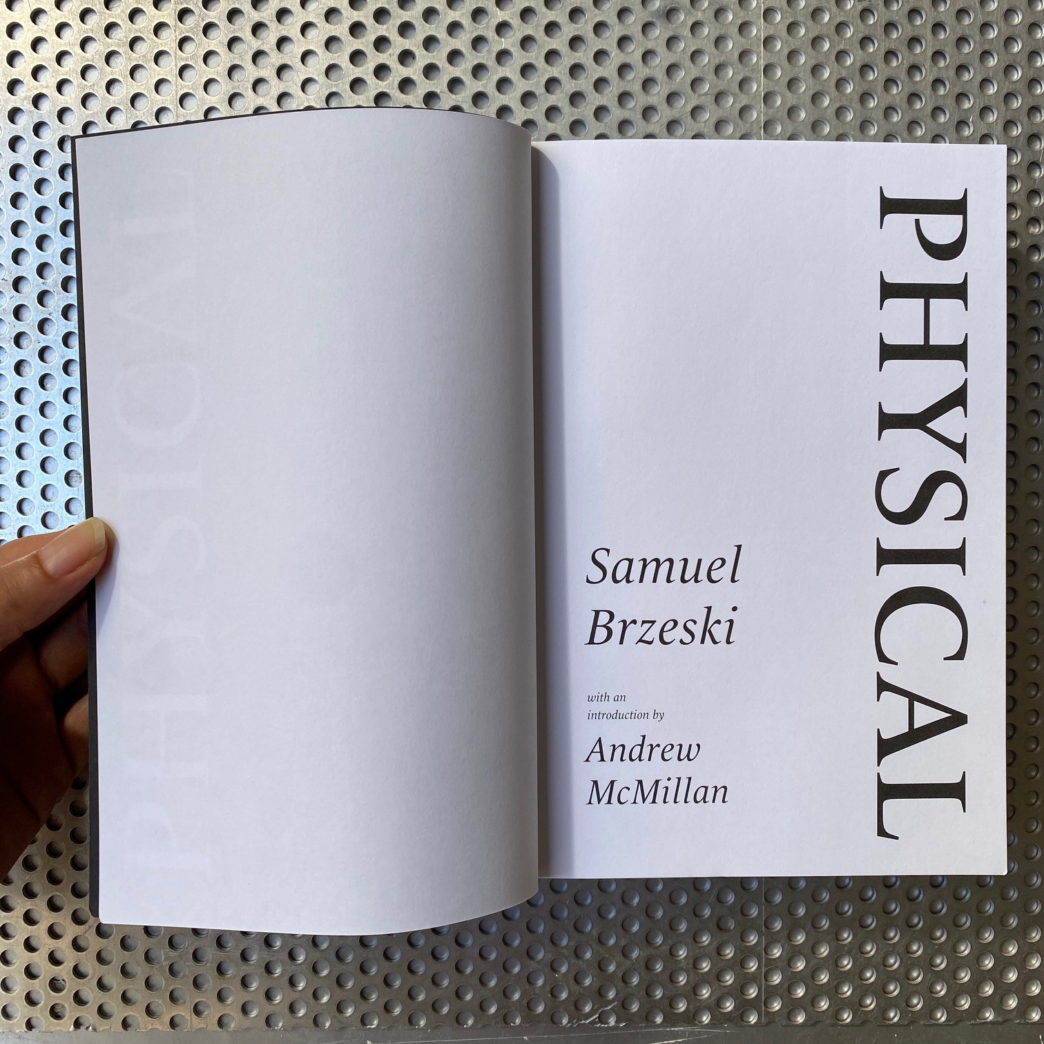 PHYSICAL - Samuel Brzeski & Andrew McMillan - 9788269196832