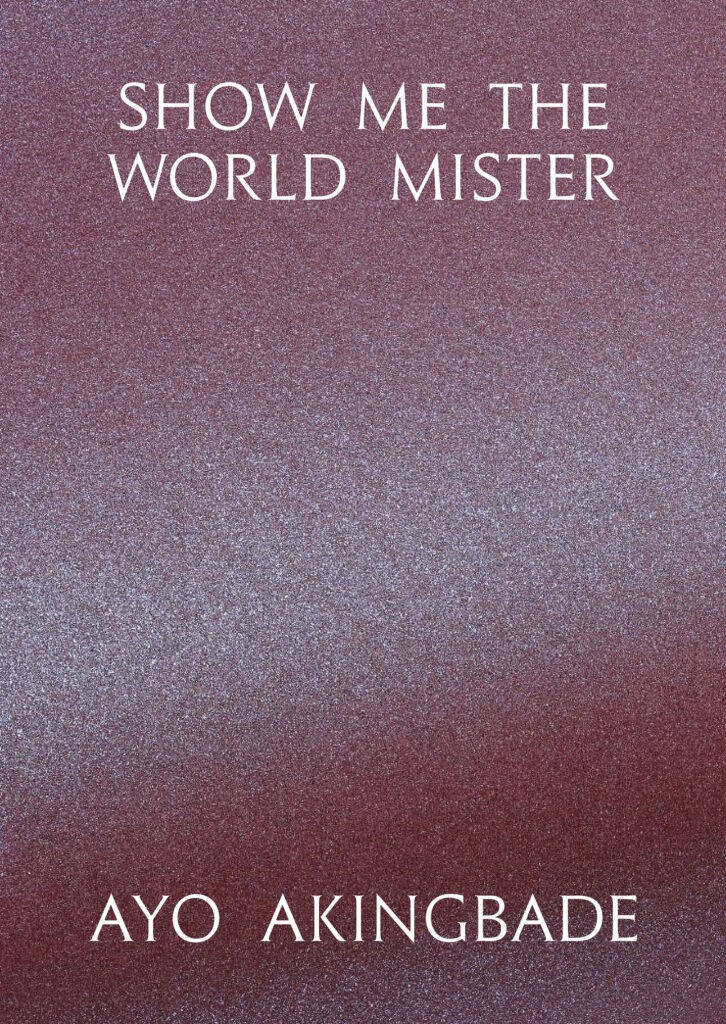 Show Me The World Mister - Ayo Akingbade - Book Works; Chisenhale ...