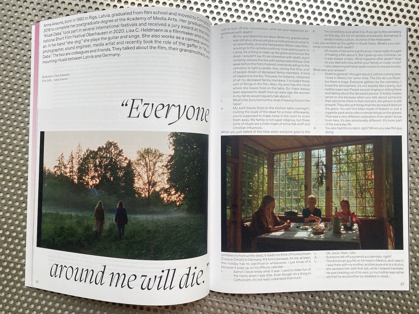 TABOO #1 – The Death Issue - Clara Schramm (Ed.) - TABOO Magazine ...